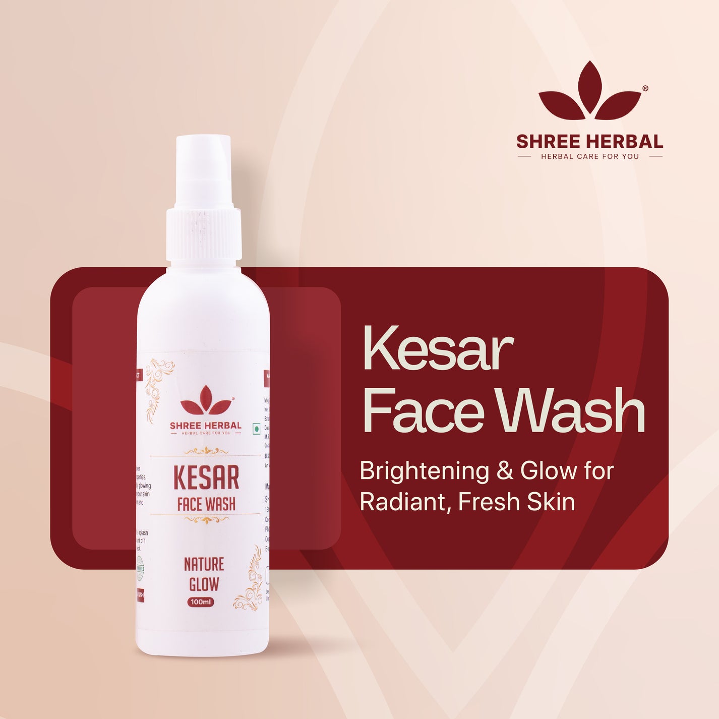 Kesar Face Wash - 100mL – shreeherbals