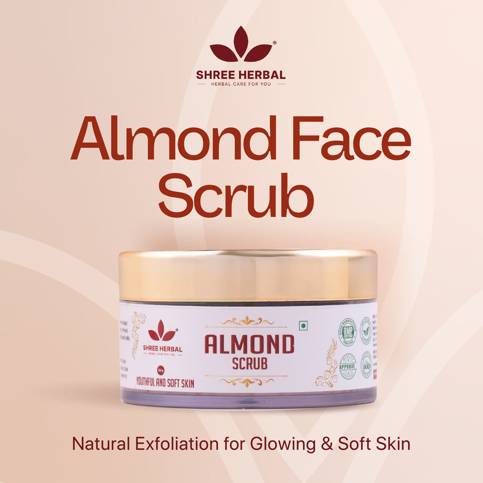 Almond Face Scrub - 50g – shreeherbals