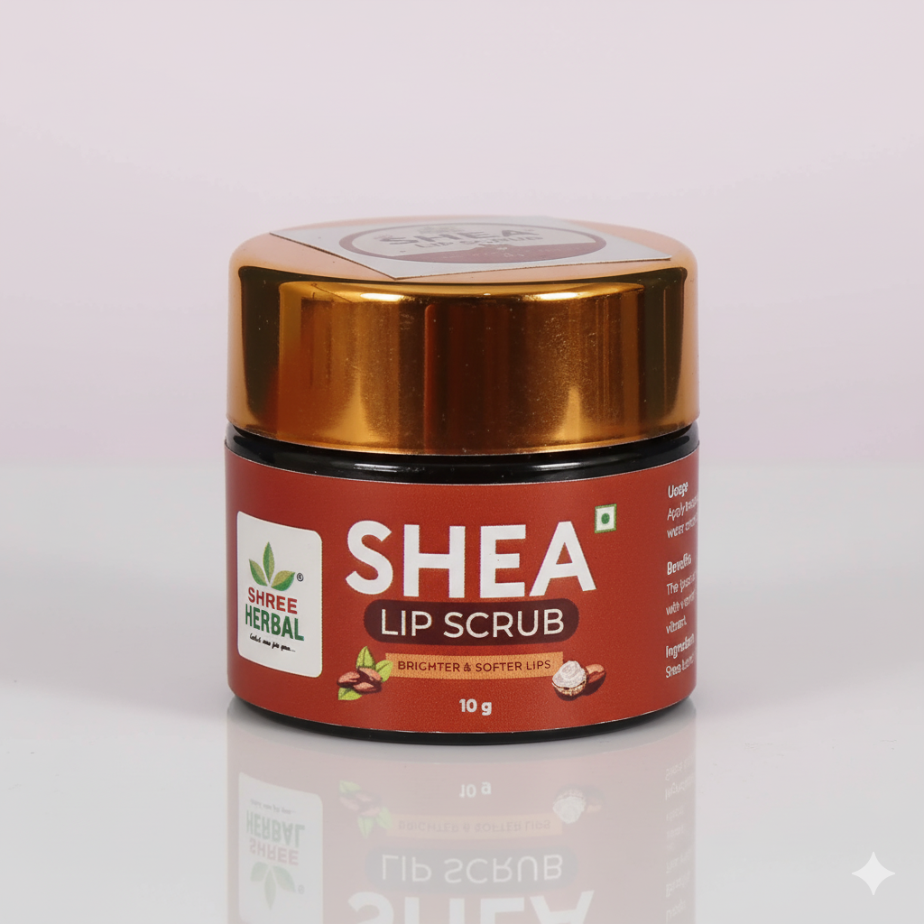 Organic Shea Butter Lip Scrub - 10g – shreeherbals